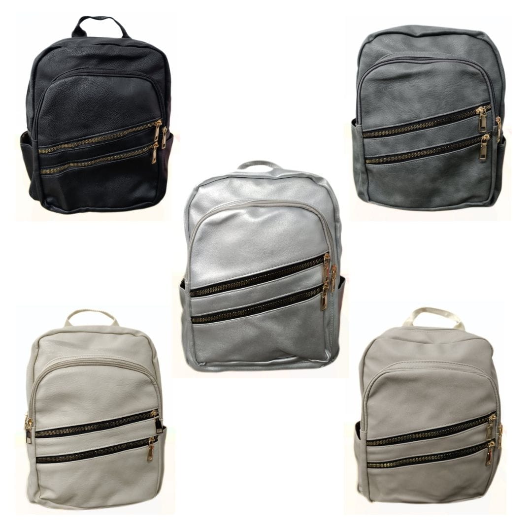 Mochila cierre diagonal varios colores – ABC