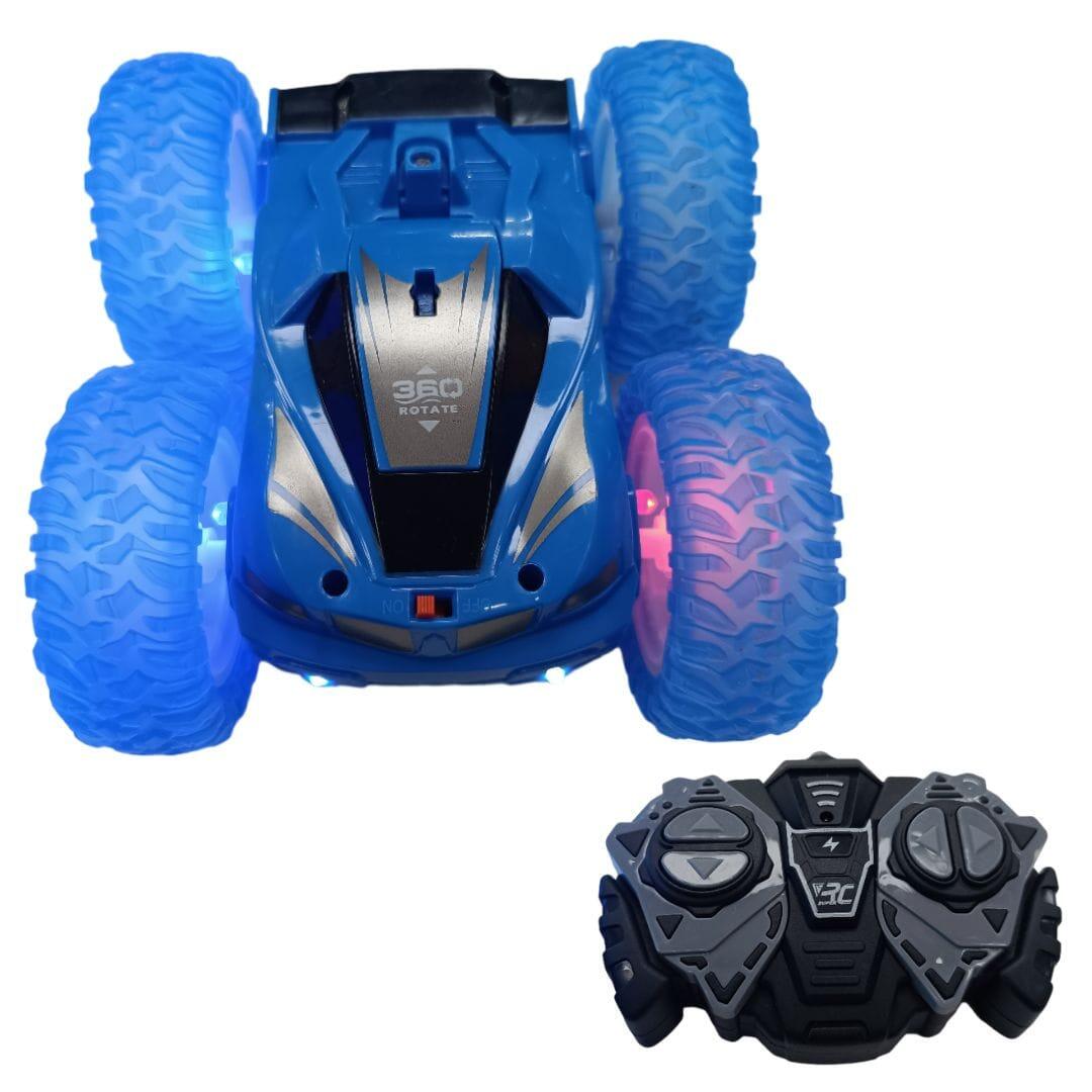 Auto loco a control remoto ruedas de colores – ABC
