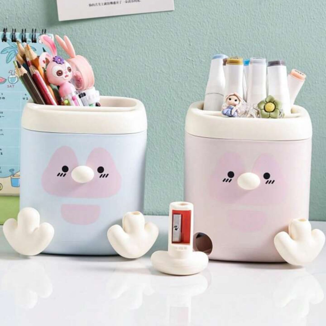 Portalapices patitas azul/rosa – ABC