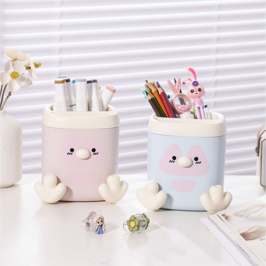 Portalapices patitas azul/rosa – ABC