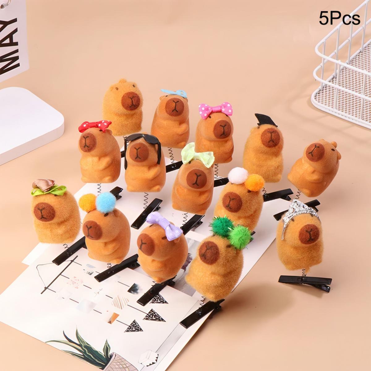 Capibara con pinza para pelo – ABC